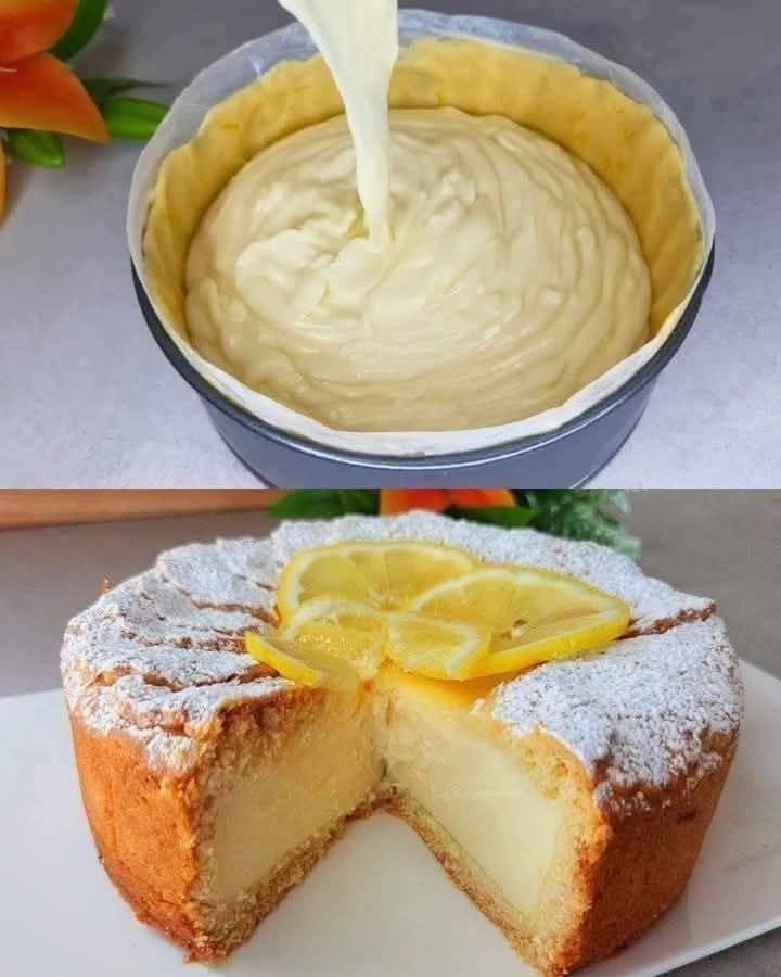 Italian Lemon Magic Cake - Cooking Home